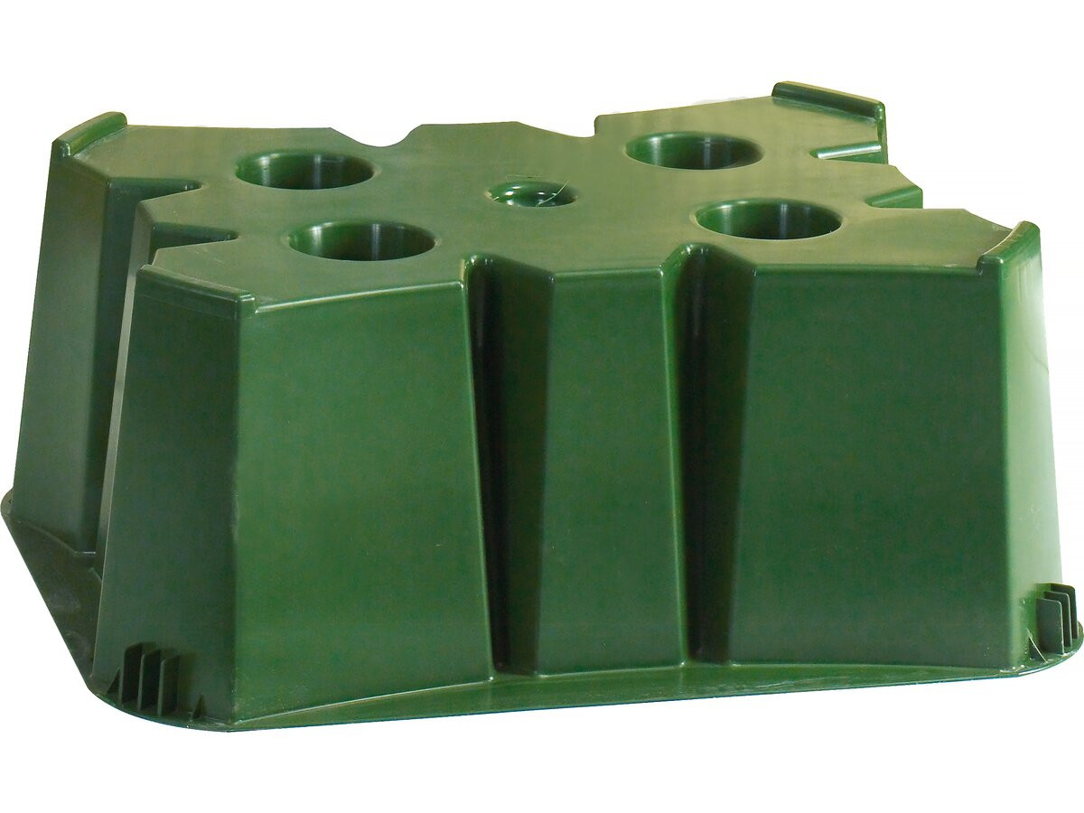 Socles pour récupérateur d'eau 200 et 350 L - 60 x 60 x 30 cm - Vert ...