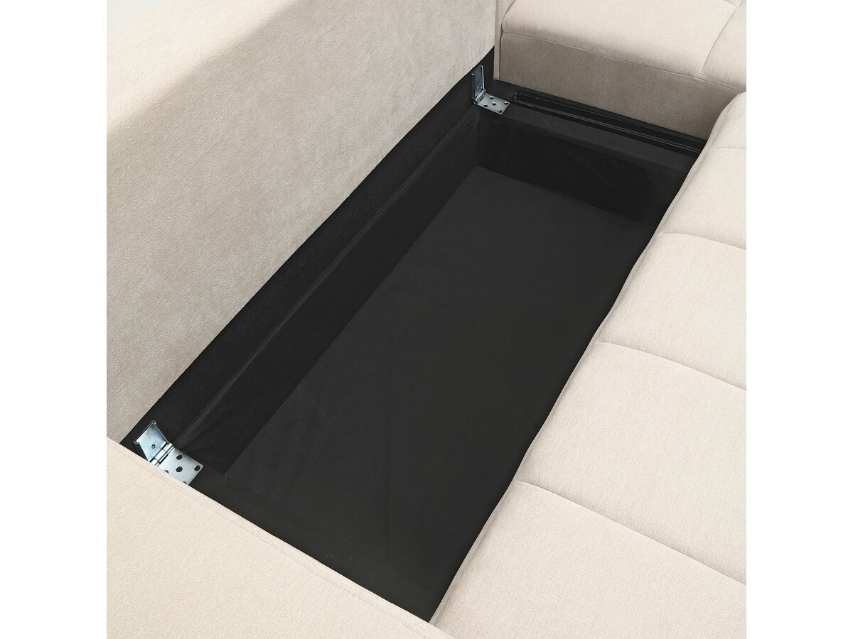 Canapé d'angle convertible style bubble tissu chenille "George" 4 ...